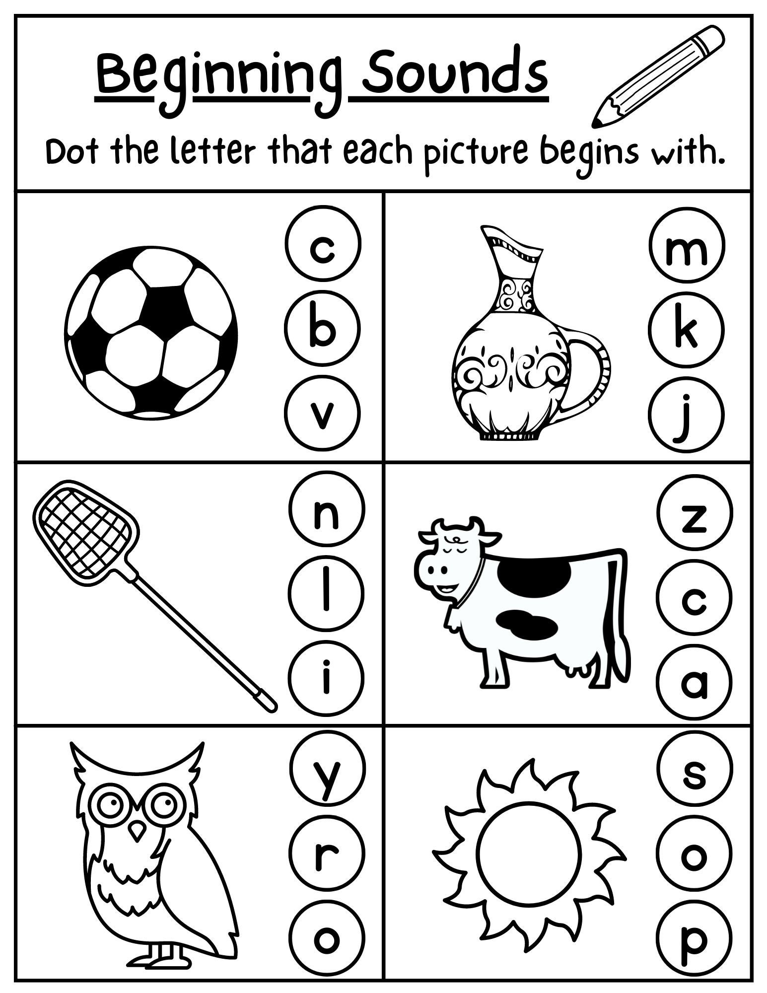 Beginning Sound Worksheets Alphabet Worksheet Letter Sounds Worksheet beginning-sound-worksheets-alphabet-worksheet-letter-sounds-worksheet