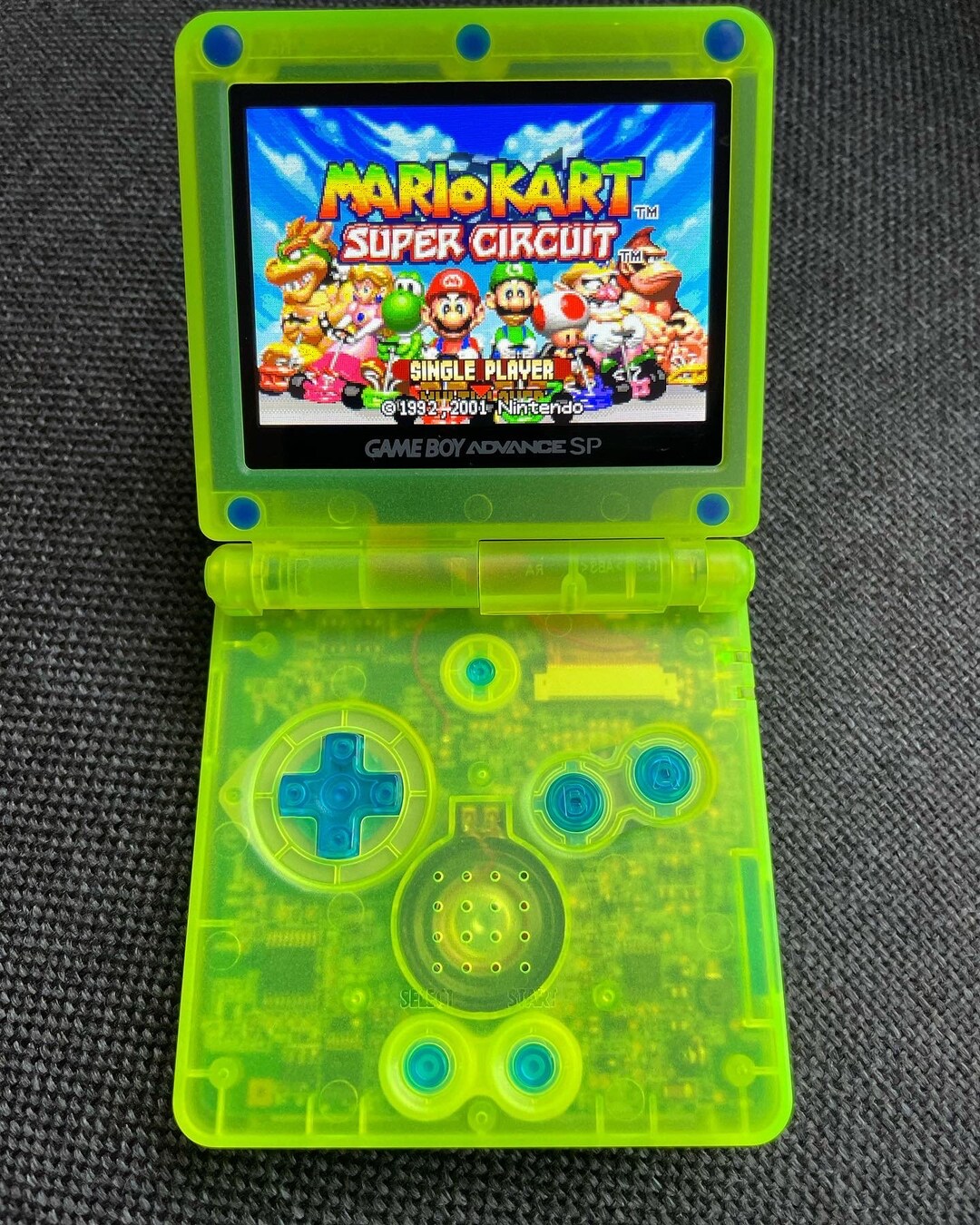 Nintendo Gameboy Advance SP GBA Ips Backlit LCD Screen Console Ags 101 ...