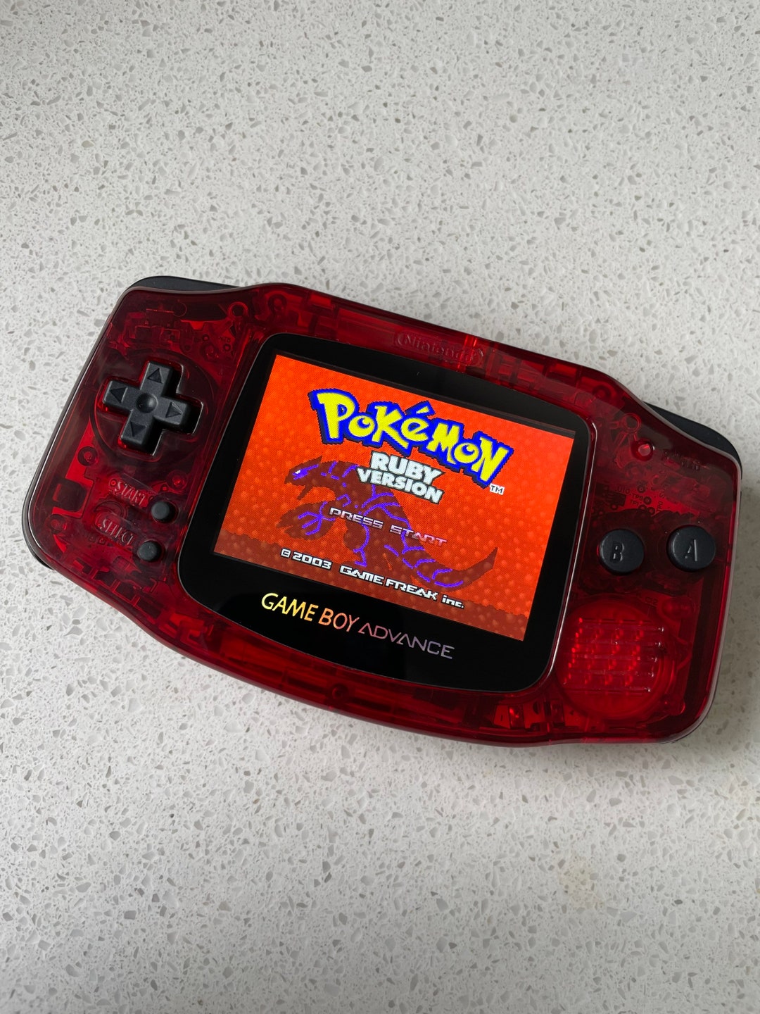 Nintendo Gameboy Advance Game Boy Backlit Modified IPS Q5 V2 Led Lcd ...