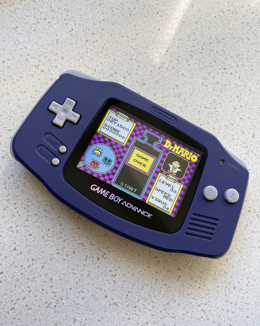 Nintendo Gameboy Advance Game Boy Backlit Modified IPS V2 Led Lcd ...