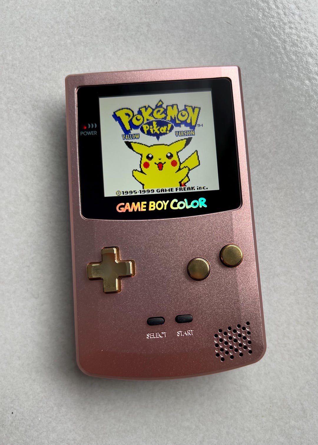 Nintendo Gameboy Color Ips V2 Backlit Laminated Lcd Console Boxy Pixel Rose Gold - Etsy