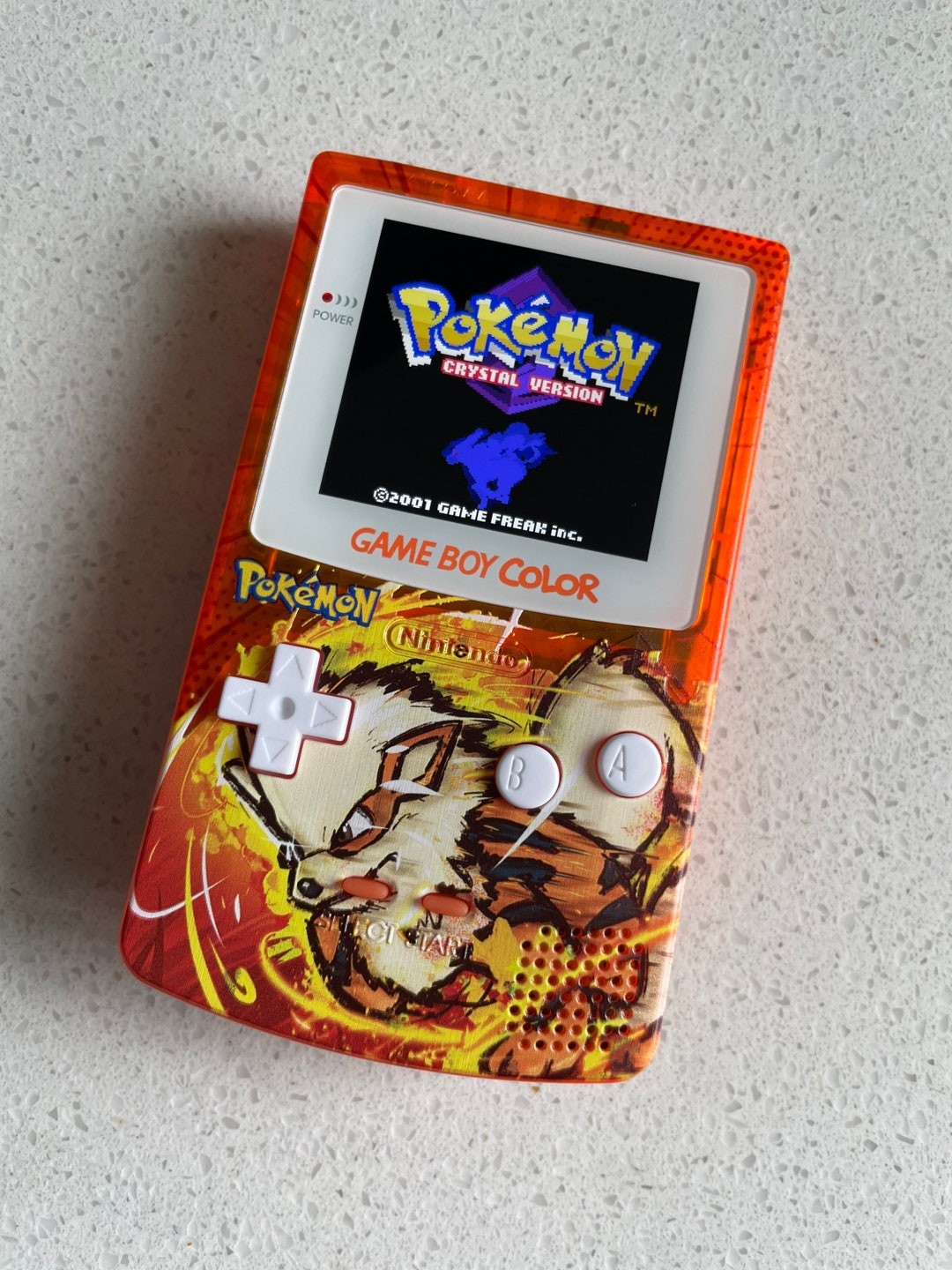 Nintendo Gameboy Color Colour Game Boy BACKLIT IPS Q5 V2 GBC Arcanine ...