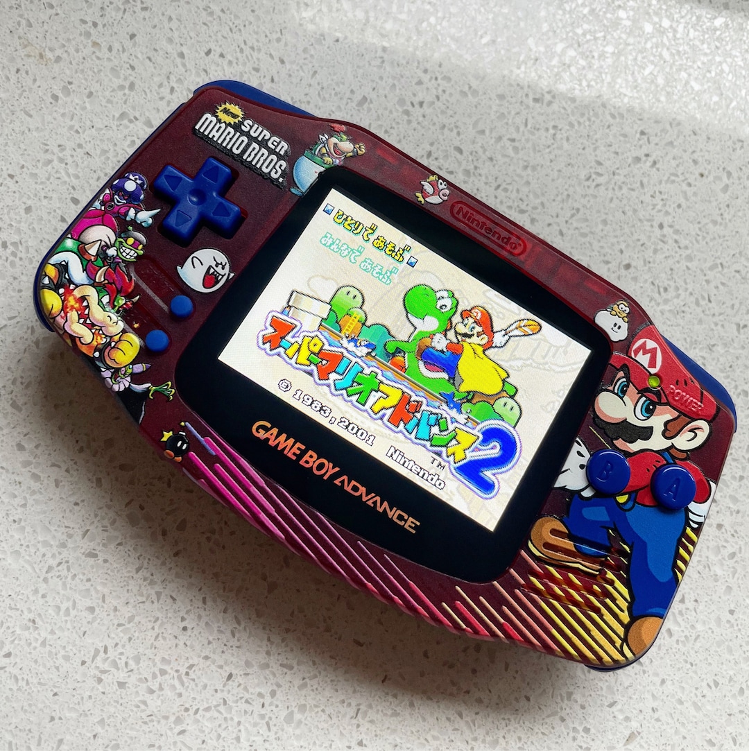 Nintendo Gameboy Advance Game Boy Backlit Modified IPS V2 Led Lcd Super ...