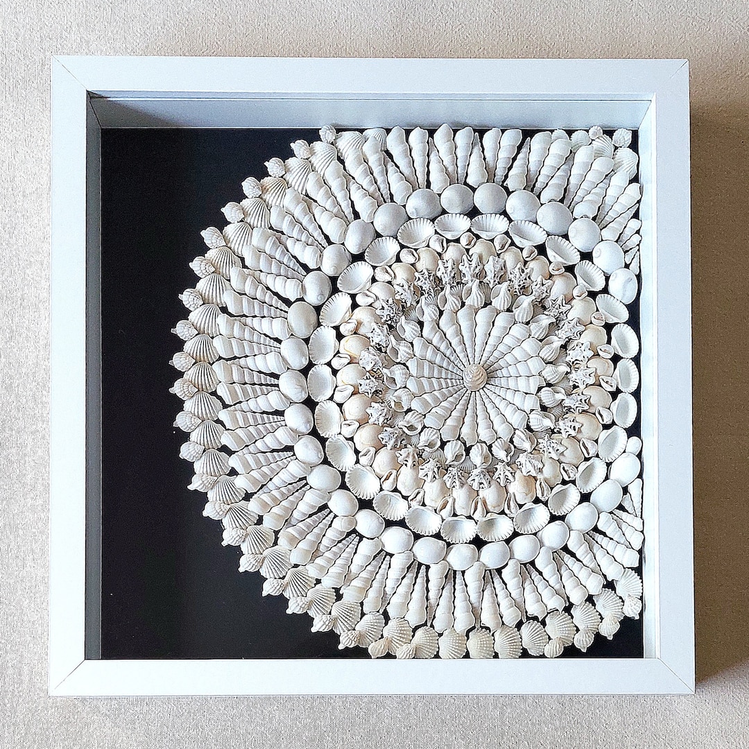 Seashell Mosaic Art - Etsy