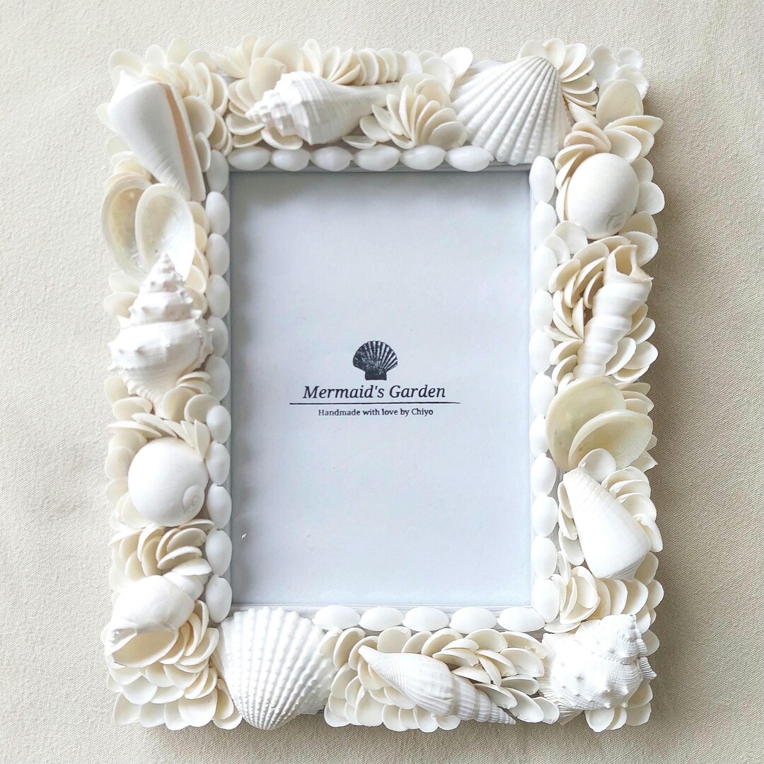 57 White Shell Photo Frame - Etsy