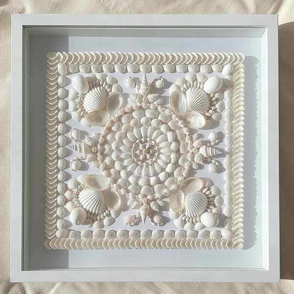 Seashell Artwork - Etsy