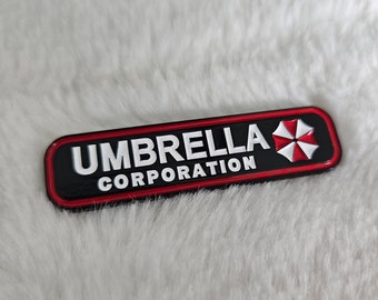 Umbrella Corporation Style Pin max.dim 22mm Resident Evil Enamel Metal ...