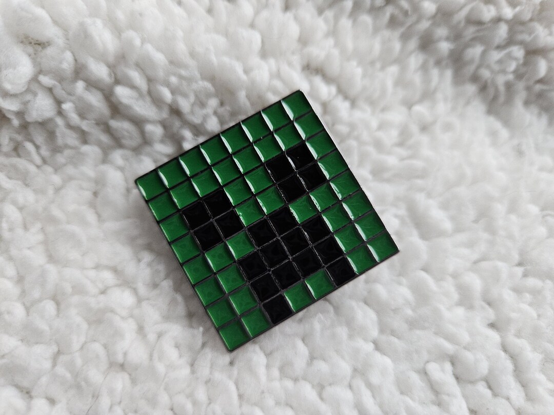 Minecraft Creeper Soft Enamel Pin - Etsy