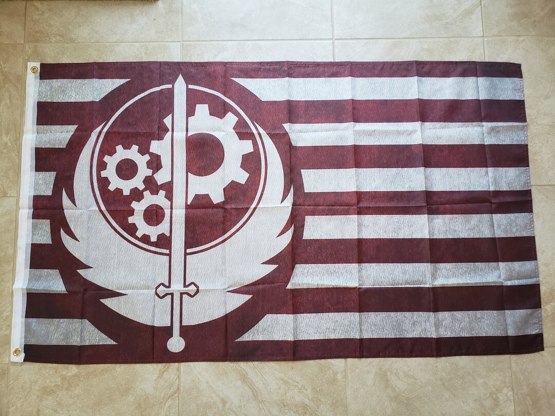 3x5ft Flag Fallout Brotherhood of Steel Wall Decor - Etsy