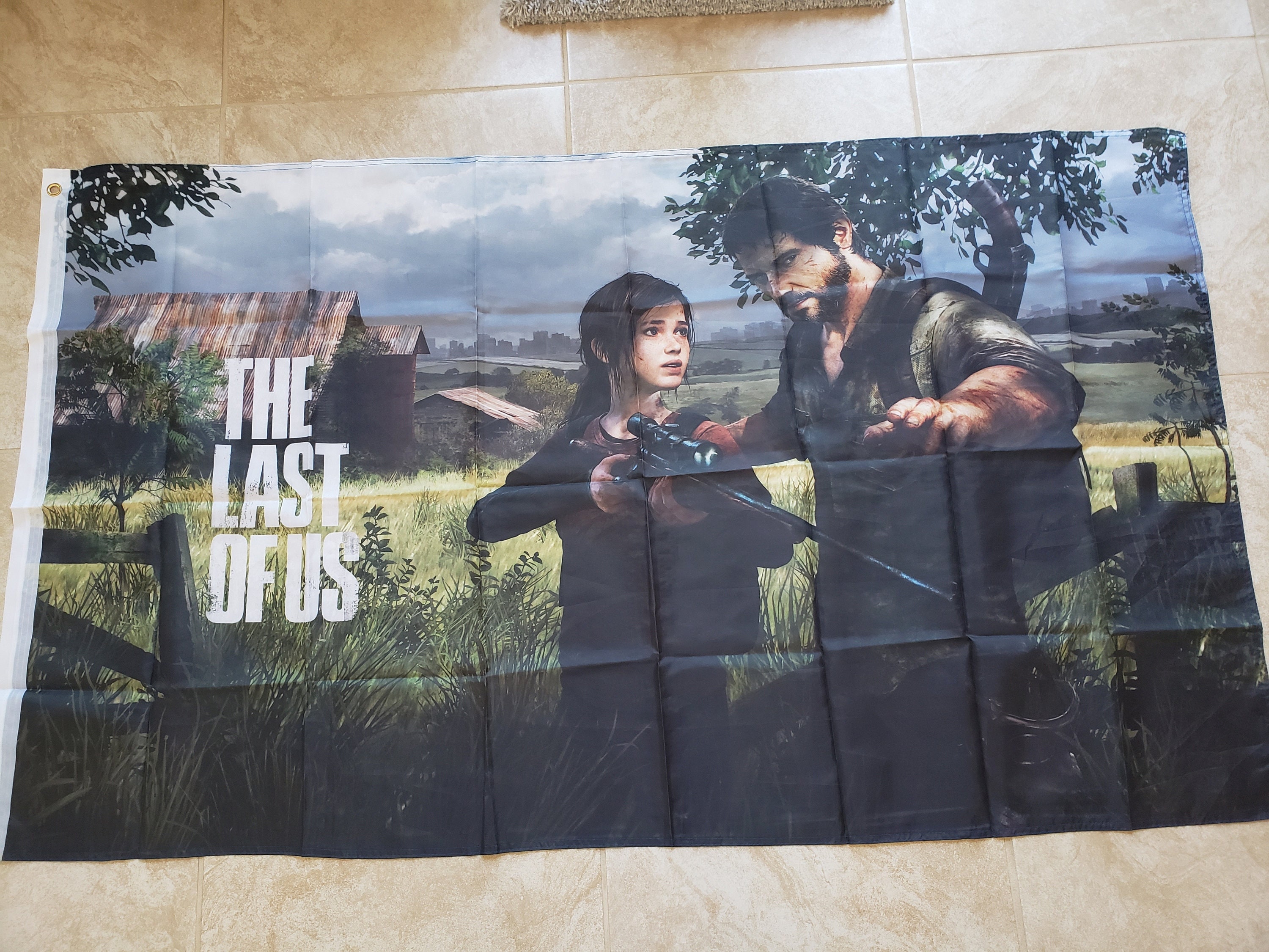 3x5ft Flag the Last of Us TLOU Joel & Ellie Banner Wall Decor - Etsy
