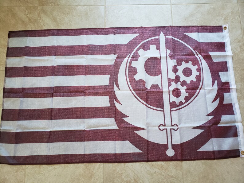 3x5ft Flag Fallout Brotherhood of Steel Wall Decor | Etsy