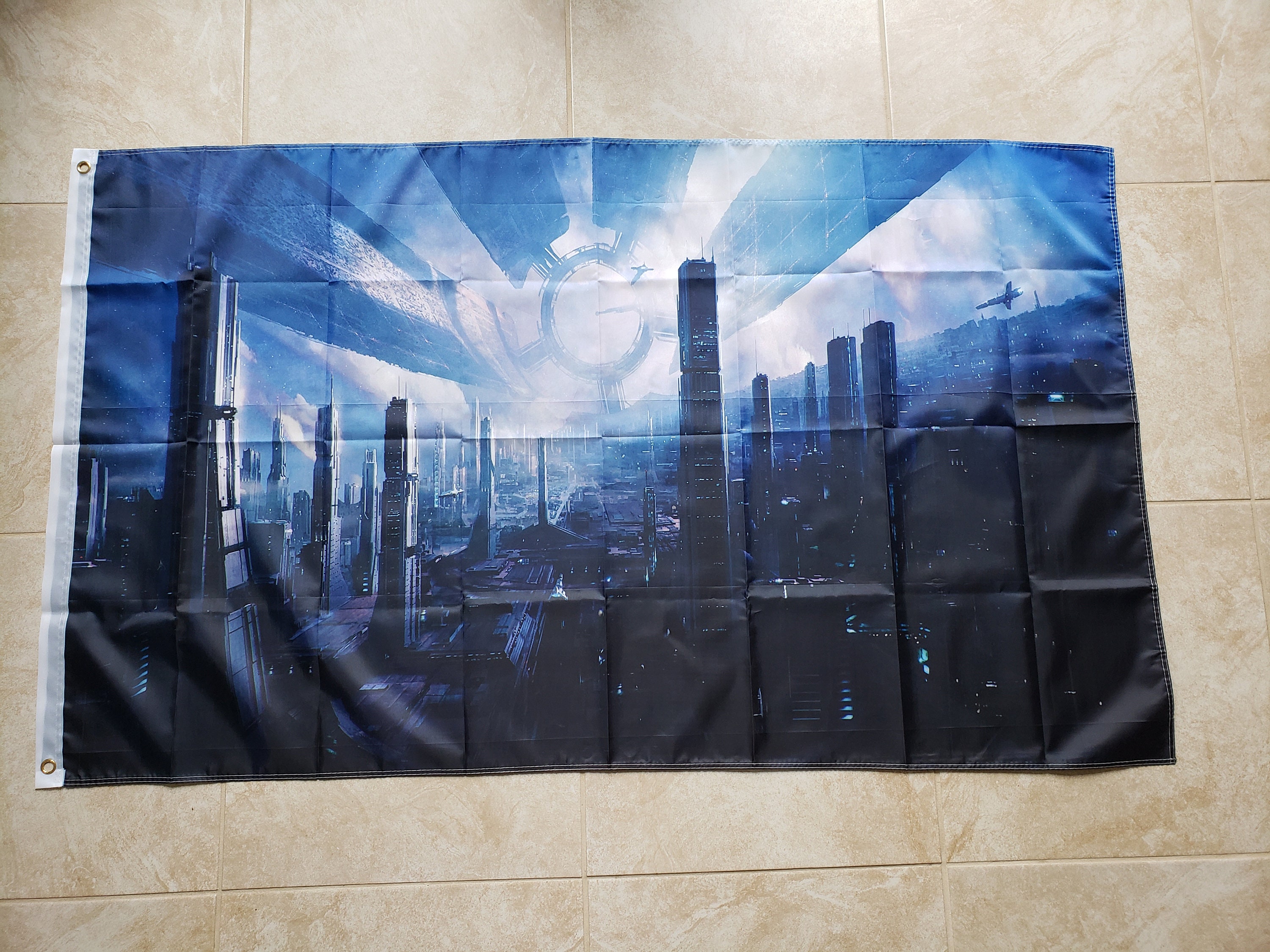 3x5ft Flag Mass Effect Citadel Wall Decor - Etsy