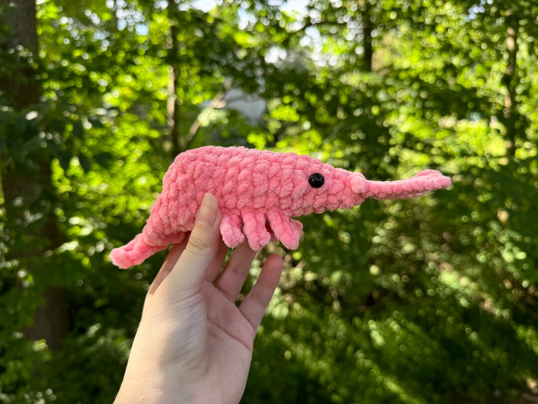 Crochet Shrimp Plushie Handmade Shrimp Stuffed Animal - Etsy