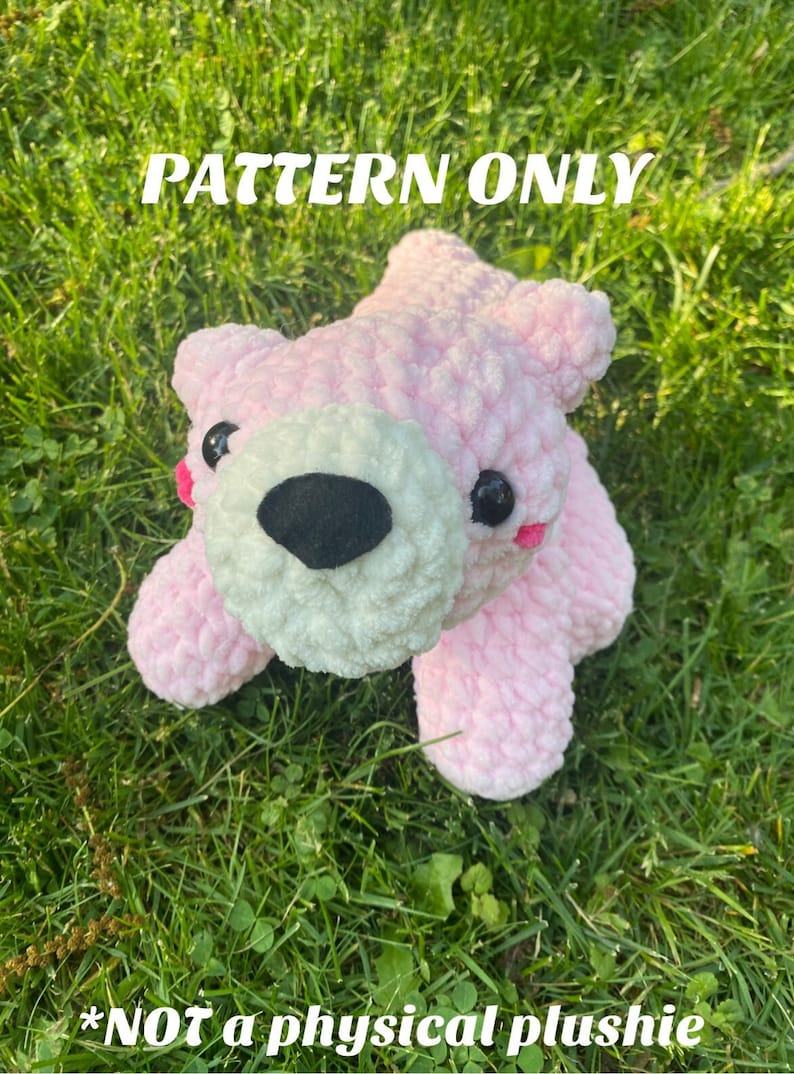 Crochet PATTERN Mini Floppy Bear PATTERN ONLY Beginner/intermediate Friendly - Etsy