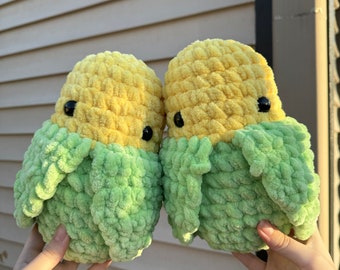 Crochet Corn Plush, Cute, Crochet Stuffed Animal, Gift, Plushie ...