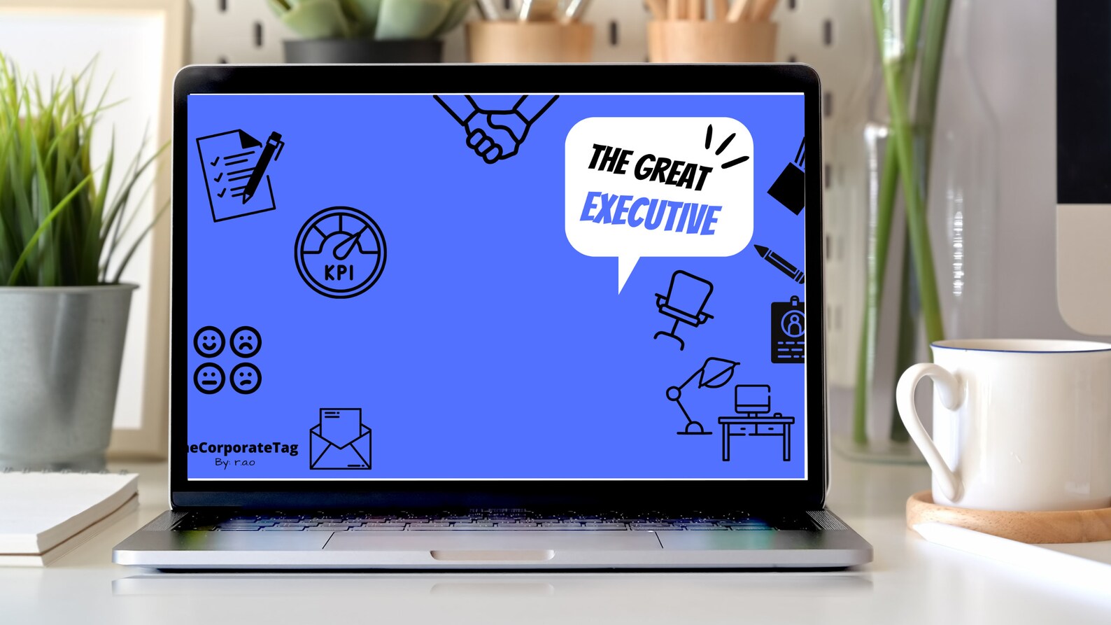 3-in 1 Virtual Zoom Background Bundle: Icons Uplifting Titles Backdrop ...