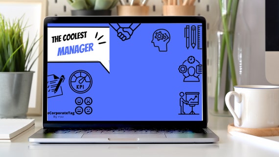 Virtual Zoom Background Images: MANAGER for Zoom Meeting. - Etsy