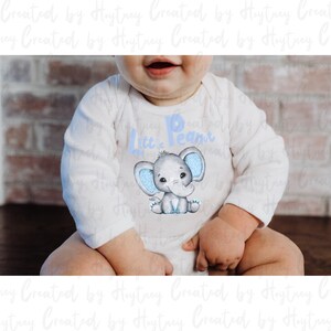 Little Peanut Baby Blue Elephant PNG Design - Etsy