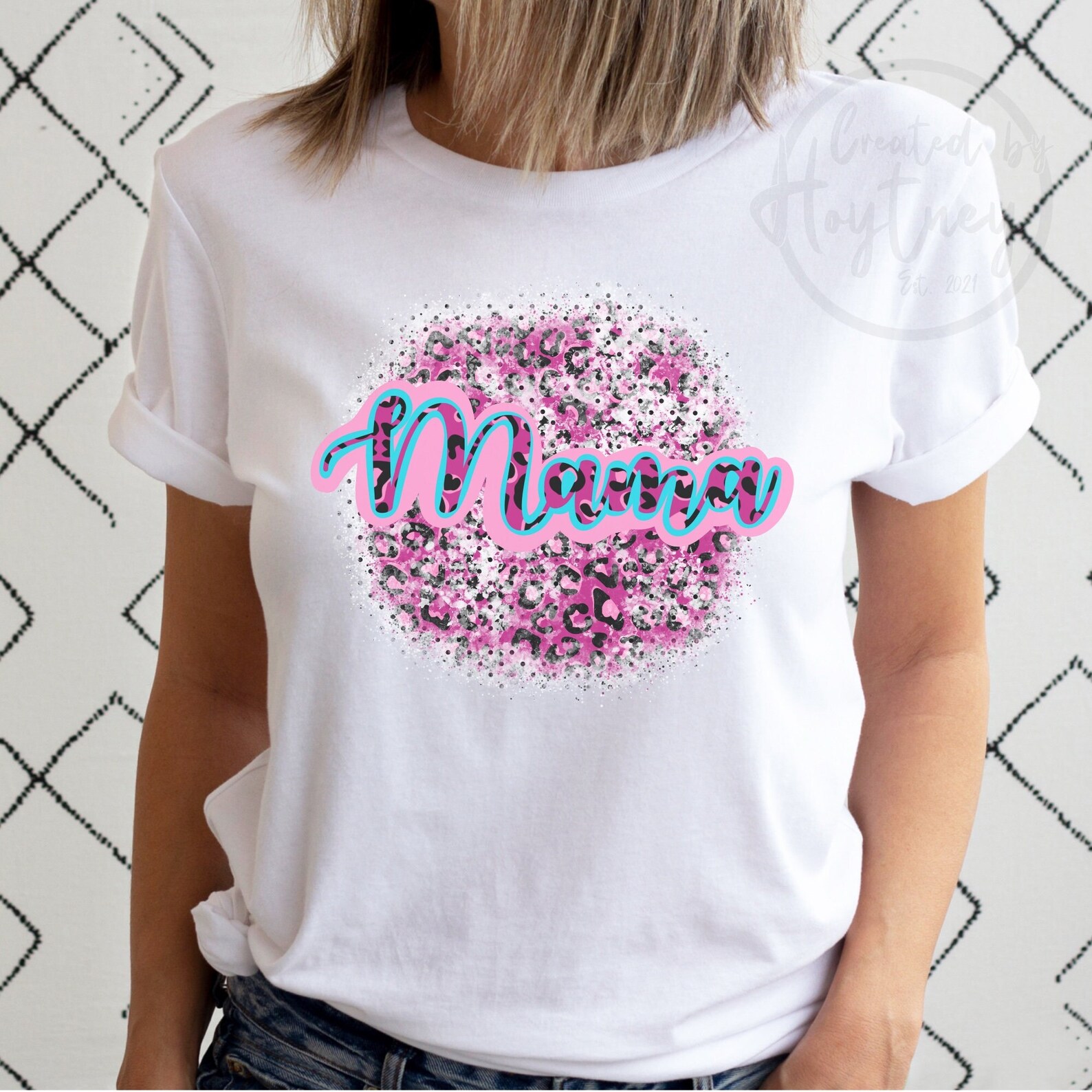 Mama Png Mom Png Leopard Print Pink Digital Instant - Etsy