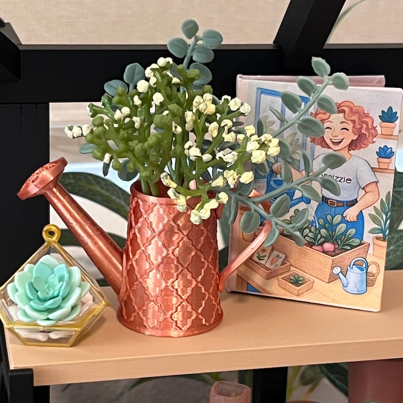 1/6 Scale Copper Watering Can – Functional Dollhouse Accessory - Etsy