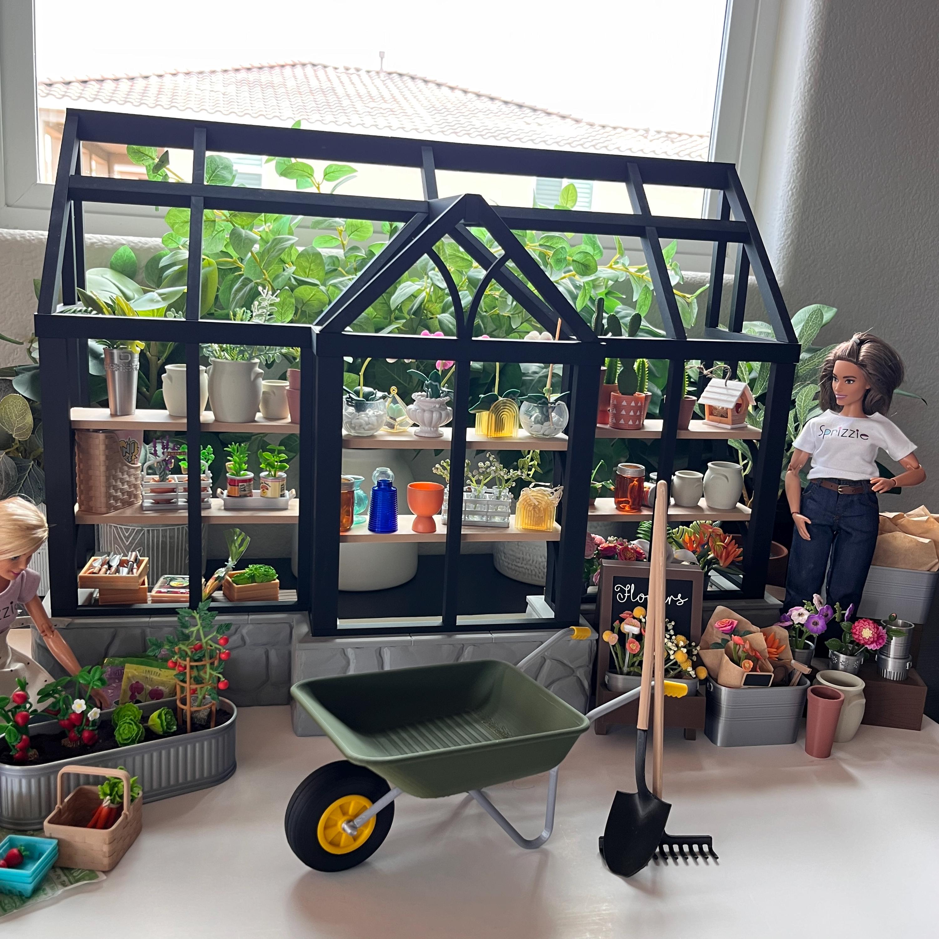 Wheelbarrow for 1:6 Scale – Garden Prop for Fashion Dolls, Dioramas ...