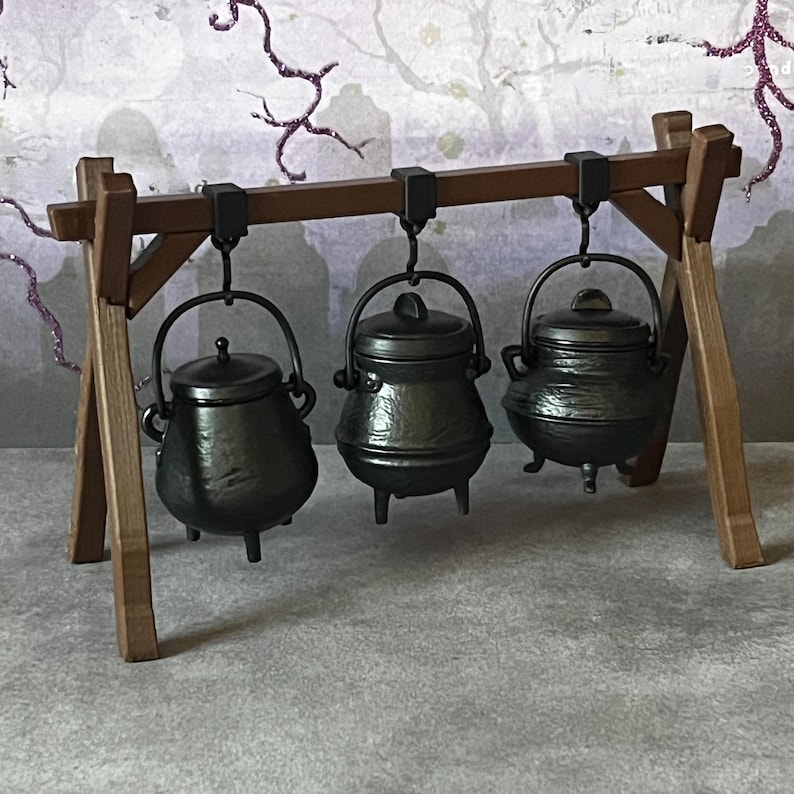Miniverse Cauldron Rack Kit: 3D Printed Display, DIY Assembly ...