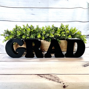 FILE for GRAD Block Letters for 3D Printing, Graduation Decorations ...