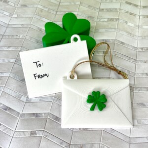 FILE for Shamrock Envelope 3D Printing, St. Patrick's Day Tag (digital ...