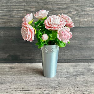 1/6 Scale Miniature Flower Buckets: 3D Printed Dollhouse Decor - Etsy