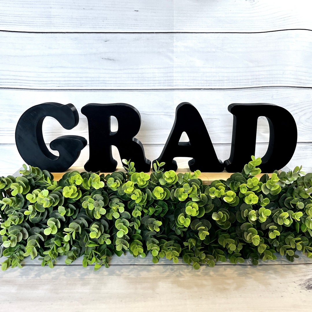 Graduation Decor Block Letters - Etsy