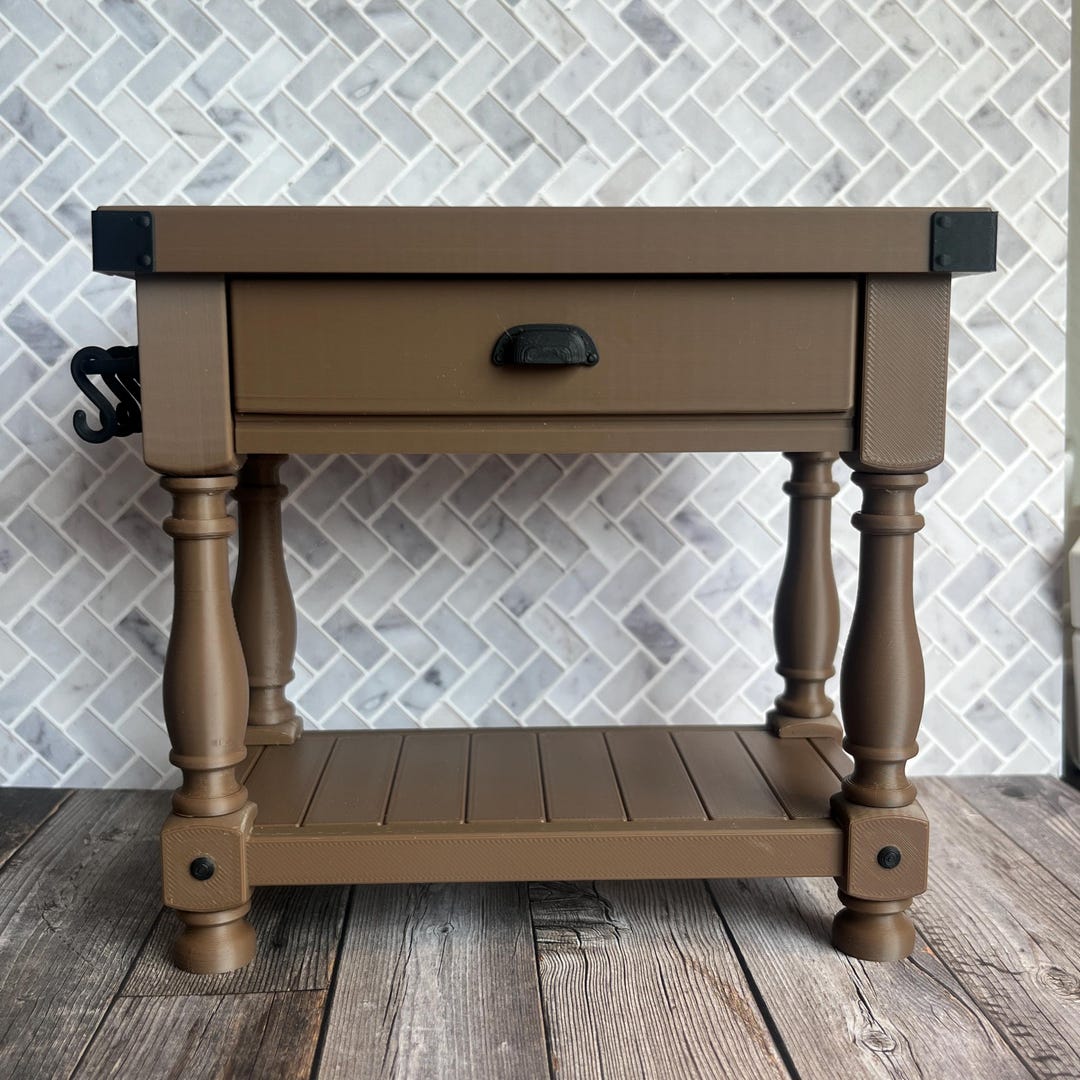 FILE for Miniature Side Work Table | 1:6 Scale STL Files Make Your Own ...