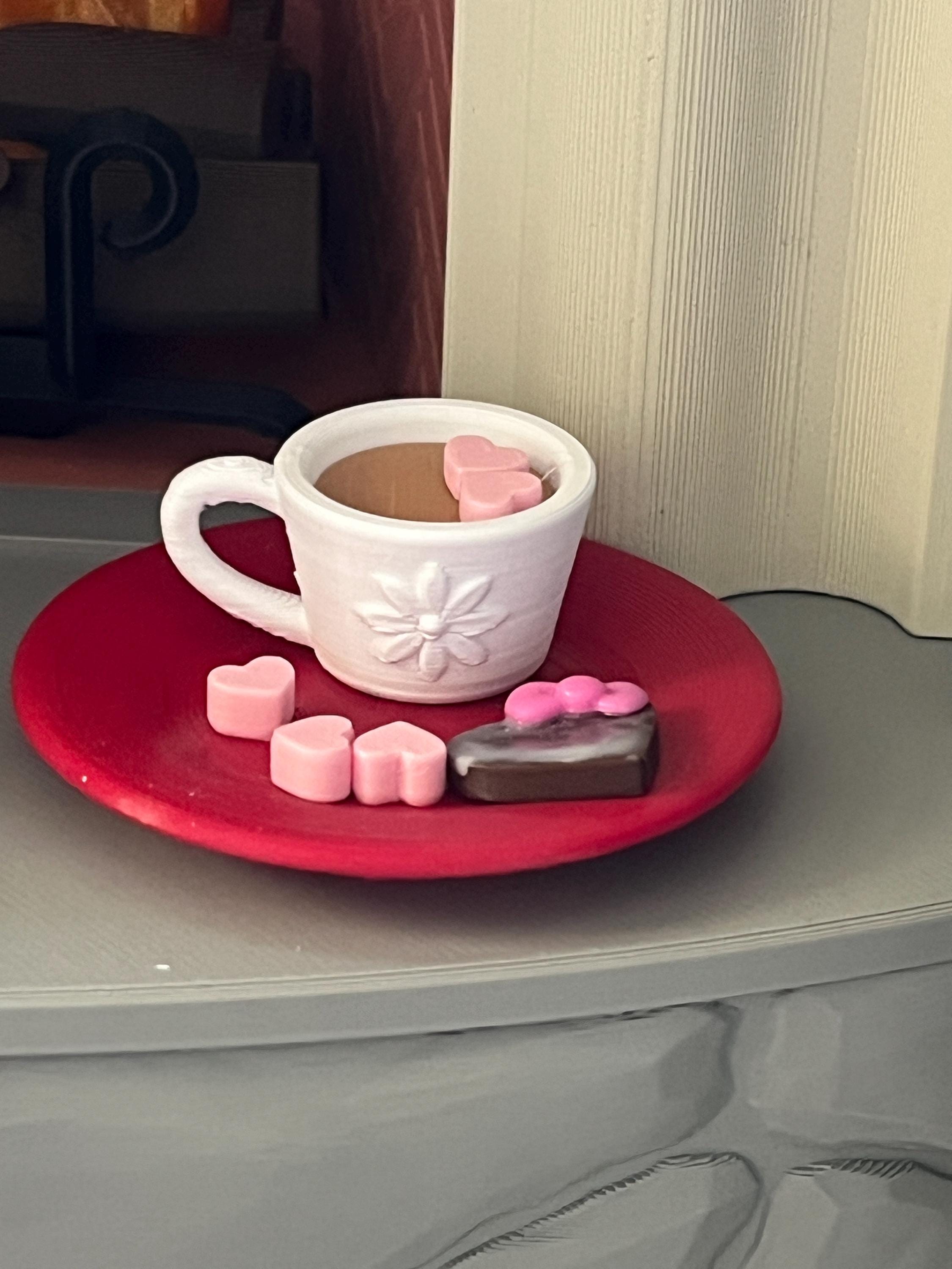 FILE for Mini Coffee Cup 3D Print File | 1/6 Scale Café Diorama (STL ...