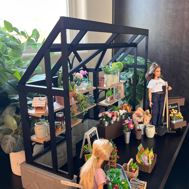 FILE for Miniature Greenhouse 3D Print File – 1:6 Scale Doll ...