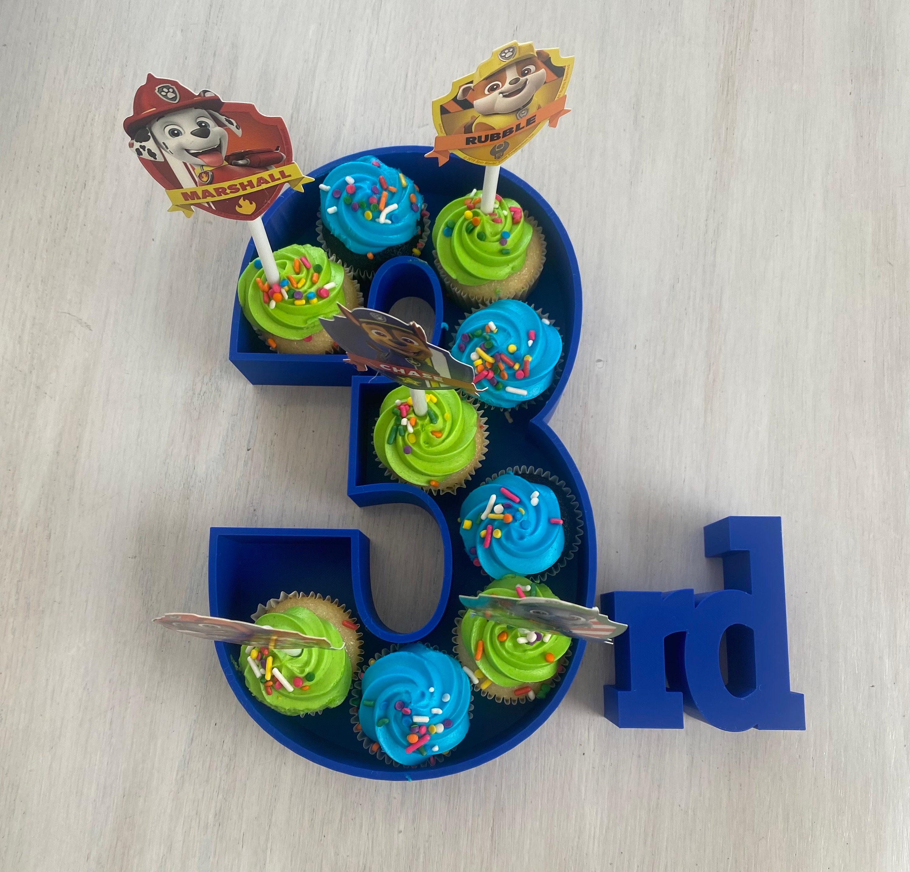 FILE for 3D Printable Number Boxes STL Files: Party Decor (digital ...