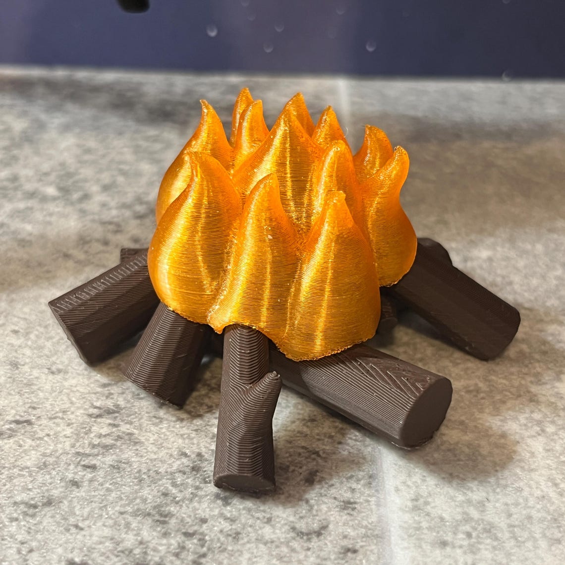 Miniature LED Campfire | 1:6 Scale Dollhouse Fire Prop - Etsy