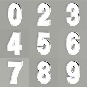 FILE for 3D Printable Number Boxes STL Files: Party Decor (digital ...