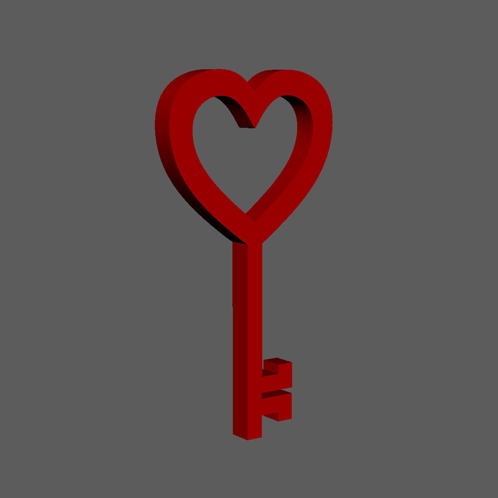 FILE for Heart Lock & Key for 3D Printing | Valentine Decor - Etsy