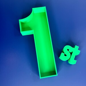 FILE for 3D Printable Number Boxes STL Files: Party Decor (digital ...