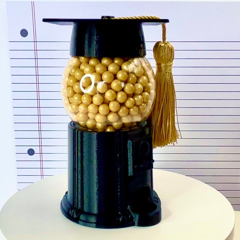 FILE for Graduation Gumball Machine for 3D Printing, Grad Favor, Gift ...