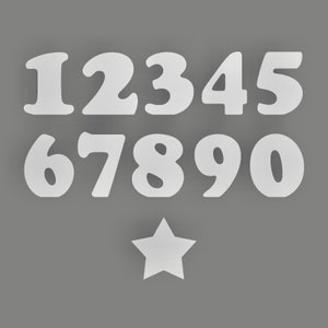 FILE for Letters & Numbers for 3D Printing, Chunky Block Letters and ...