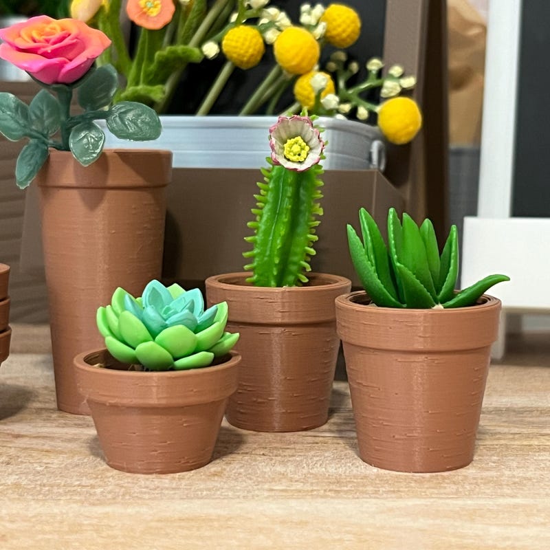 3d Printed Pots - Etsy
