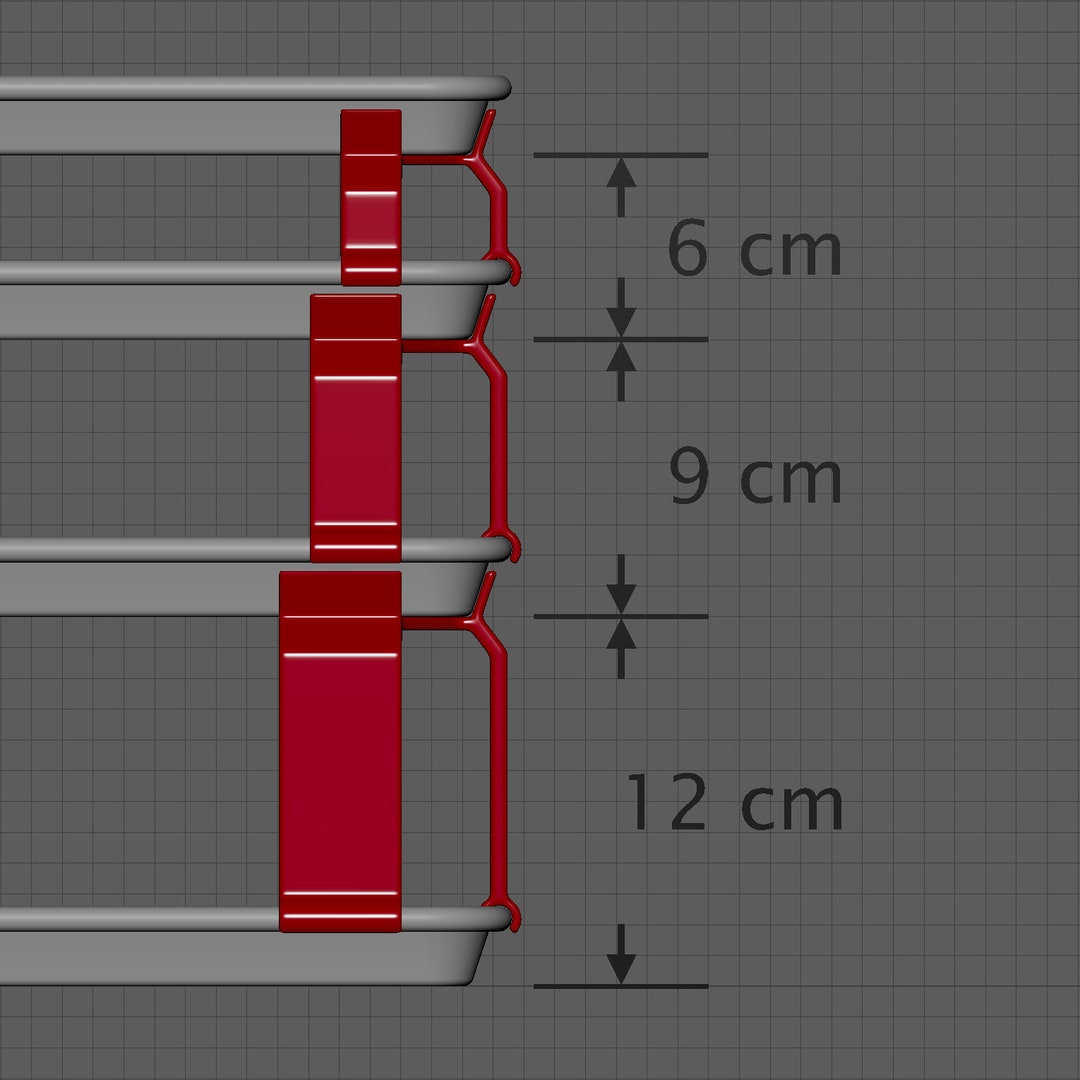FILE for Stacker for 3D Printing: Baking Sheet Dividers, 3 Sizes ...