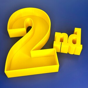 FILE for 3D Printable Number Boxes STL Files: Party Decor (digital ...