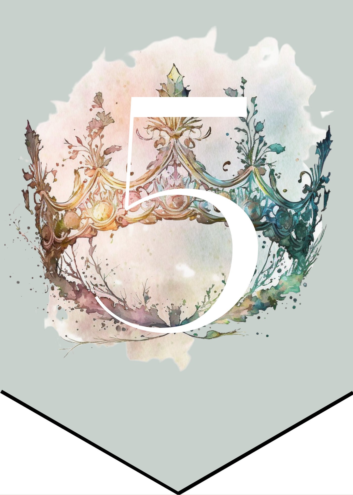 Happy Birthday, Princess Banner, Pastel Princess Dresses, Party Banner ...