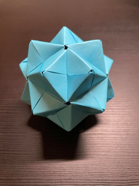 Origami De Icosaedro Classic Sonobe 30 Units 2.828:1 Paper #origami