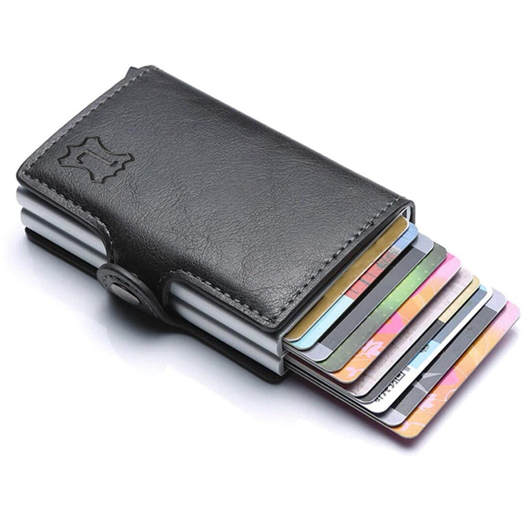 Lederax Card Holder Men Business Credit Card Holder Men Wallet PU ...