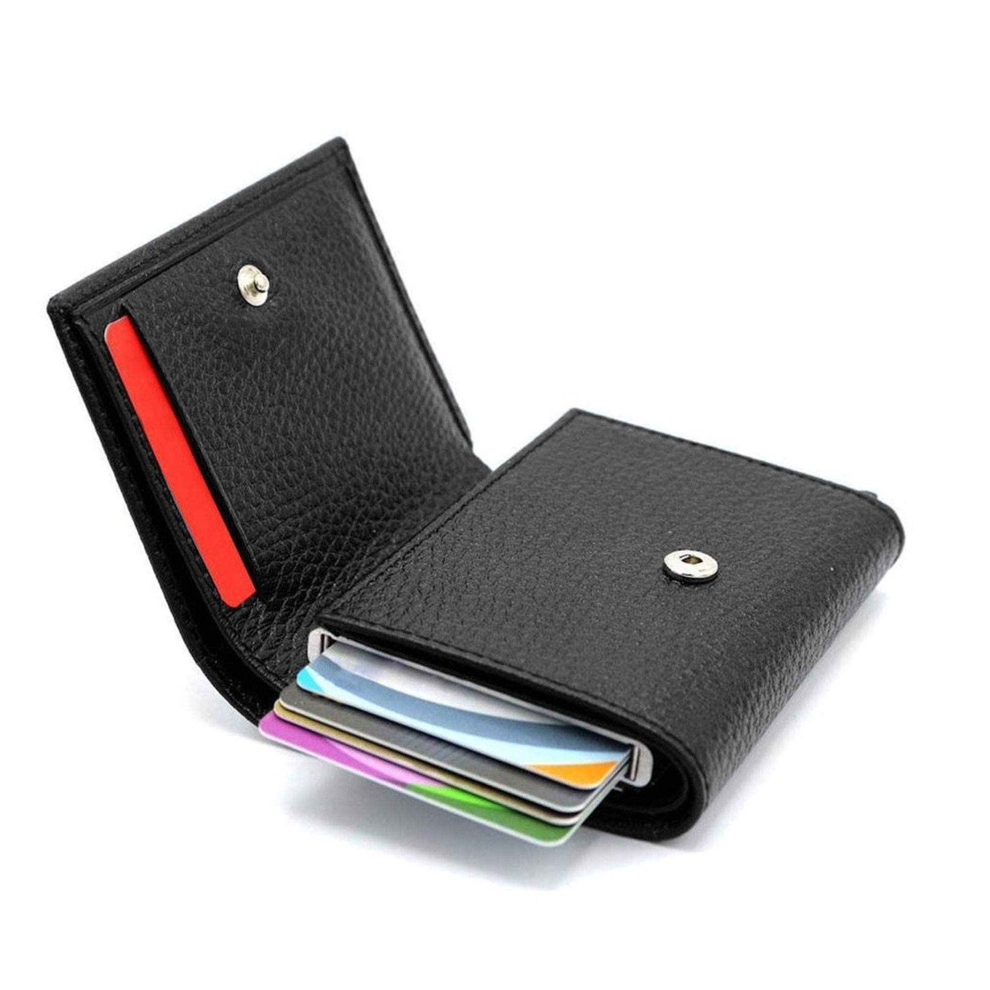 Lederax Automatic Card Holder & Smart Wallet - Etsy