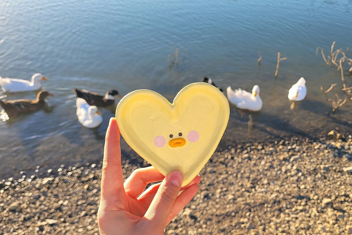 Clay Duck Jewelry Dish Ceramic Ring Dish Plate Handmade - Etsy