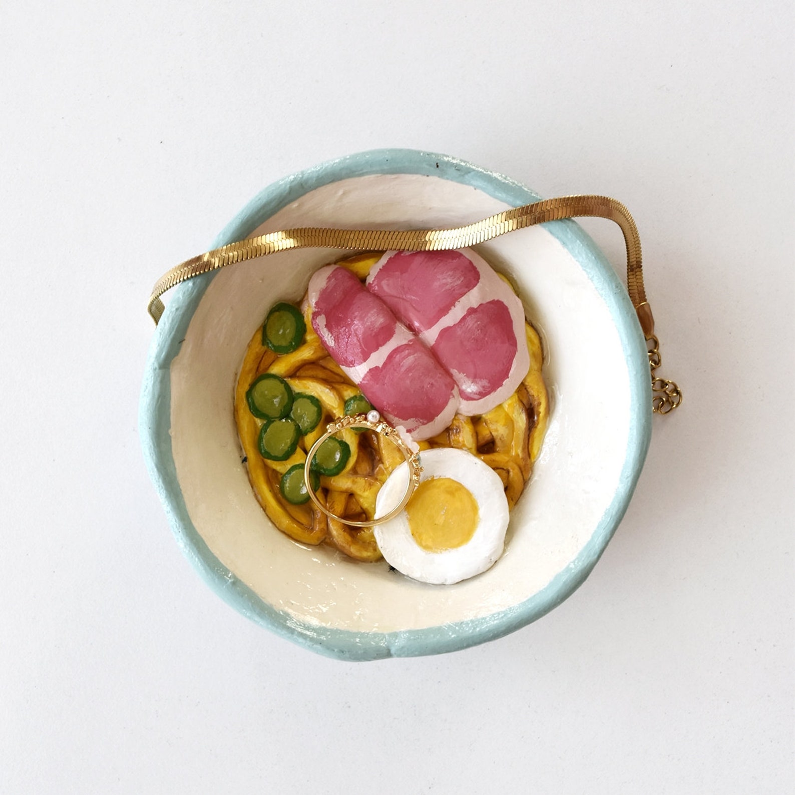 Japanese Anime Clay Dish - Jewelry Tray Painted Ceramic Plate , Anime ...