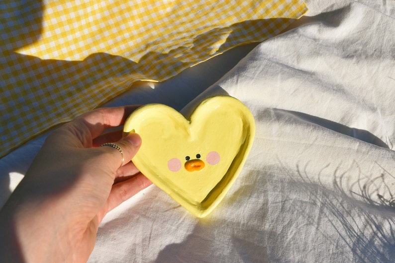 Clay Duck Jewelry Dish Ceramic Ring Dish Plate Handmade - Etsy